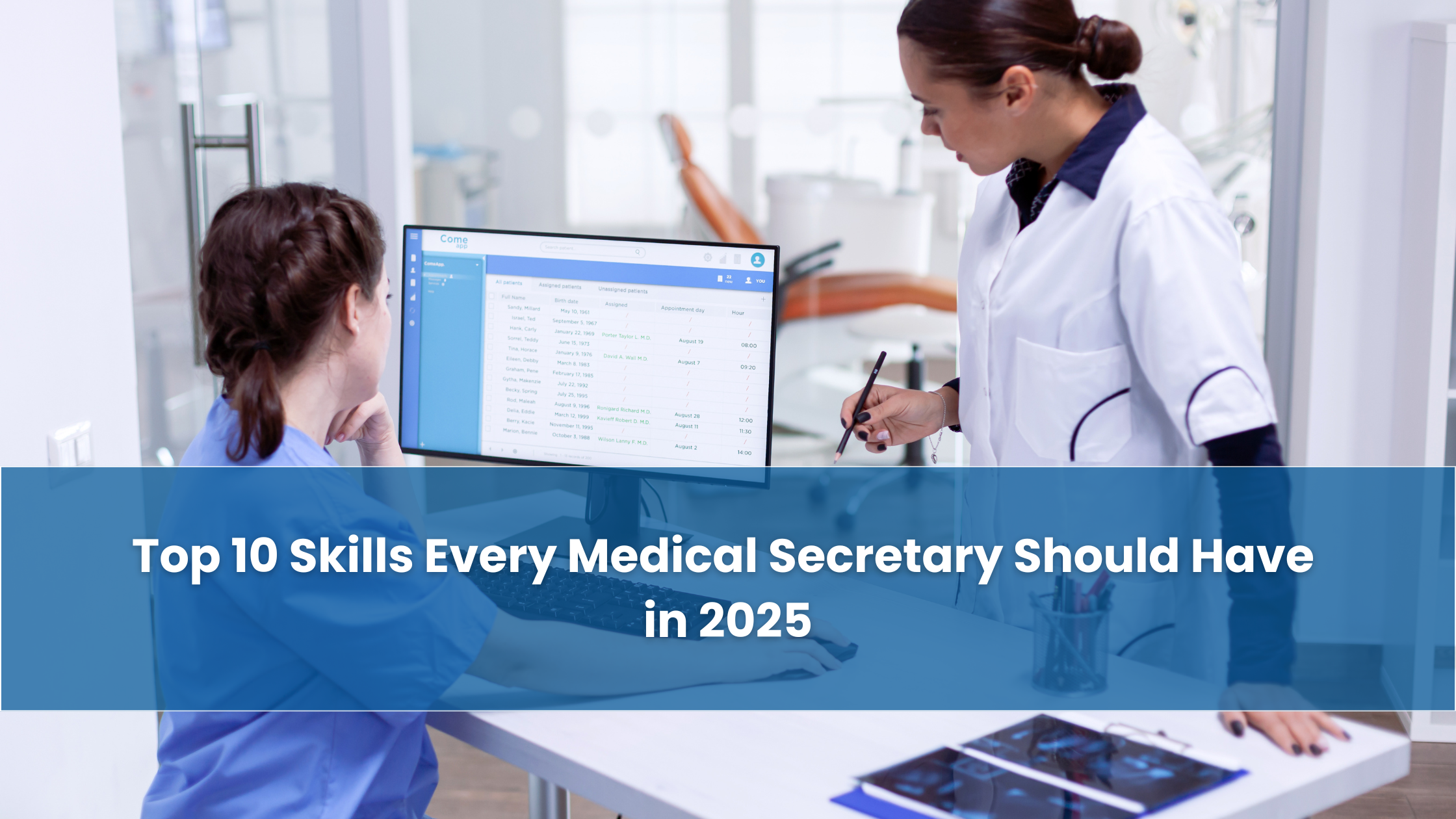 Top 10 Skills Every Medical Secretary Should Have in 2025